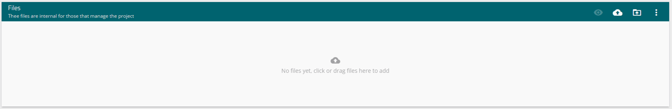 Upload files to file sections